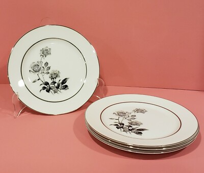 VINTAGE 1950's YAMATO FINE CHINA - NOCTURNE PATTERN - 6 SALAD PLATES ...