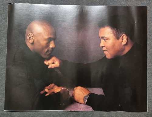 The Greatest - Muhammad Ali and Michael Jordan Poster 450mm X 600mm ...