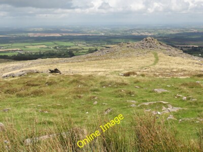 Photo 6x4 The High Ridge of Belstone Common Looking north along the ...
