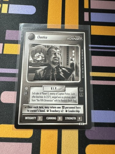 Star Trek CCG Holodeck Adventures RARE Chaotica 87R | eBay