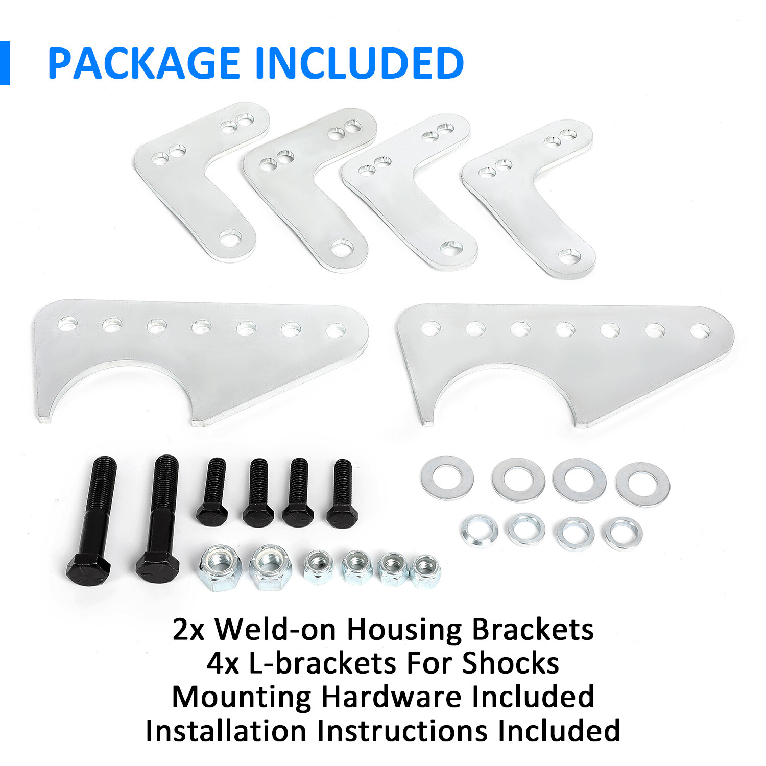 Adjustable Coil Over Coilover Shock Mount Kit Lower Brackets For 3 ...