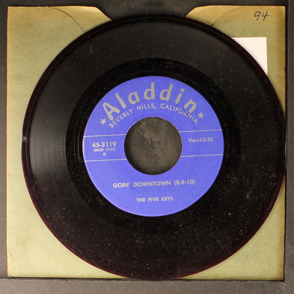 FIVE KEYS: darling ALADDIN 7" Single 45 RPM | eBay