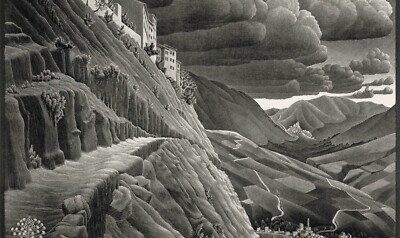 M.C. Escher : Castrovalva : 1930 : Archival Quality Art Print | eBay