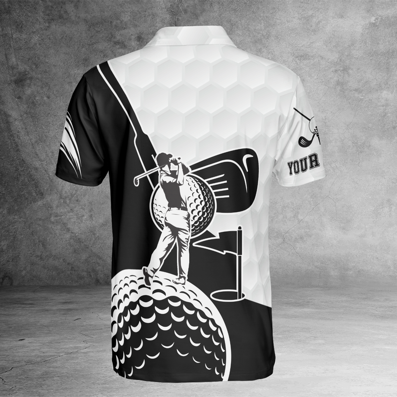 Golf Custom Name Men Golf Clubs Golf 3D All Over Print Polo Shirt Size ...