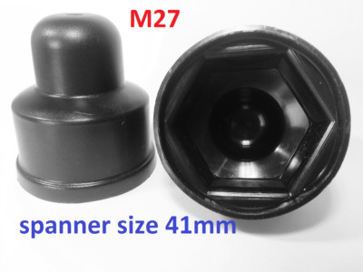 M27-10 caps Bolt Nut Domed Cover Caps Plastic / Black | eBay UK