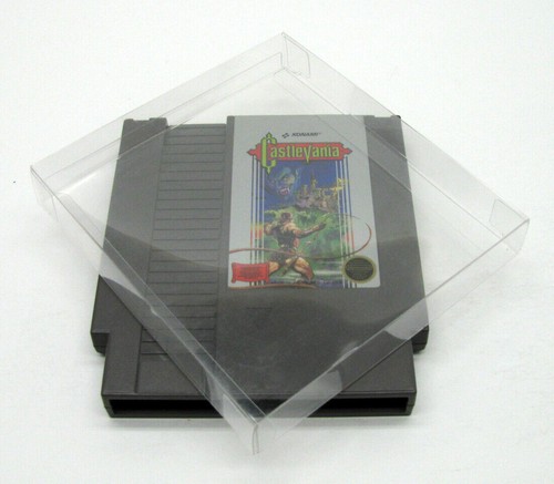 New Protectors Crystal Clear Cases Sleeves For NES Cartridge Nintendo ...