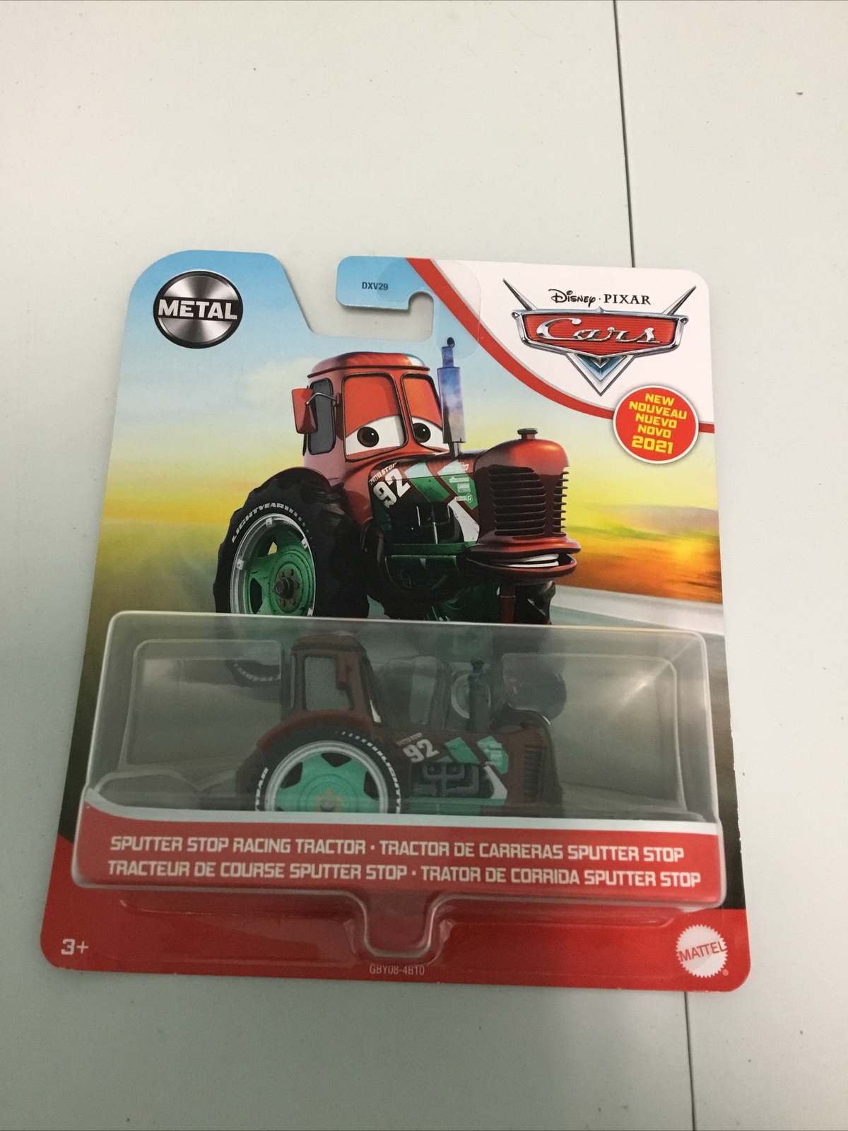 Disney Pixar Cars Exclusive Sputter Stop No.92 Diecast Car. Mattel ...