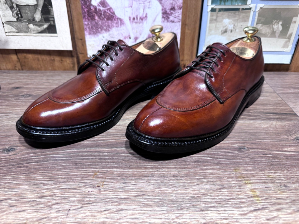 ALLEN EDMONDS WALTON NORWEGIAN SPLIT TOE 9.5D MENS DRESS SHOES | eBay