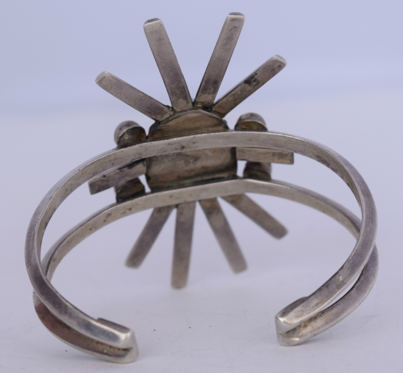 Vintage Hopi big Native American sterling silver & Turquoise MARVIN ...