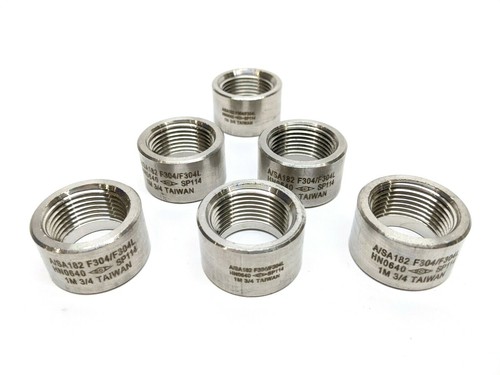 SCI A/SA182 F304/F304 HN0640 SP114 1M 3/4 Pipe Fitting LOT OF 6 | eBay