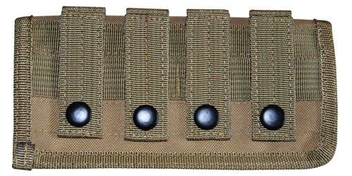 Tan Tactical MOLLE Shotgun Shells Shot Gun Elastic Ammo Pouch Add On ...