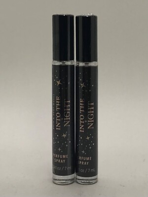 2 Bath & Body Works INTO THE NIGHT Mini Perfume Spray | eBay