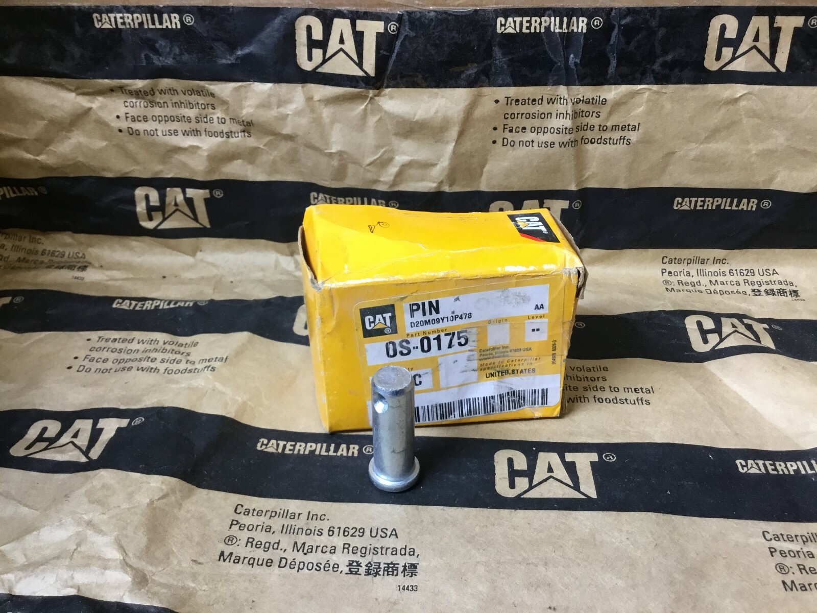 NEW OEM CATERPILLAR PIN 0S-0175 CAT 0S0175 | eBay