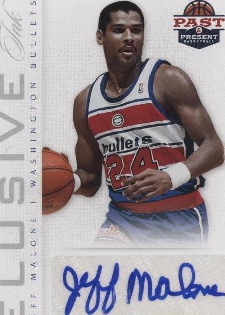 2012-13 Panini Past & Present - Elusive Ink Jeff Malone #20 (AU) for ...