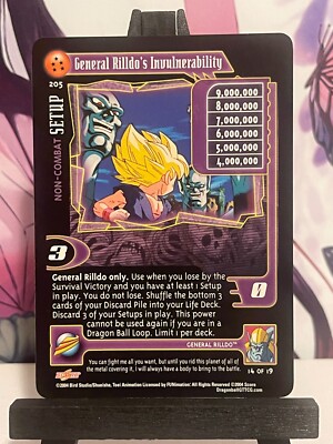 Dragon Ball GT TCG General Rilldo's Invulnerability Baby Saga Unlimited ...