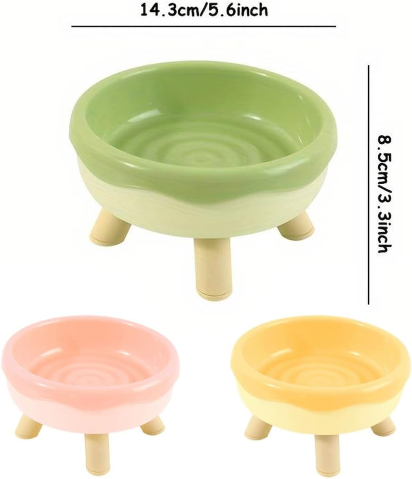 Elevated Cat Bowl Donut Design | Anti-Knock High Bowl for Cats & Dogs ...