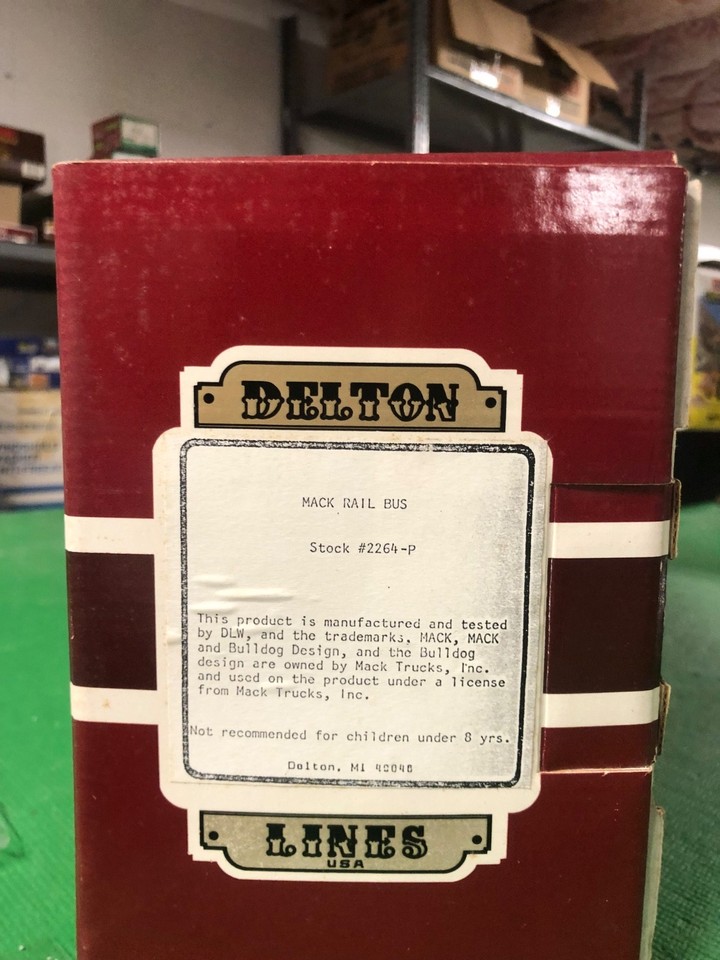 # ART 2264-P Delton Mack Rail Bus | eBay