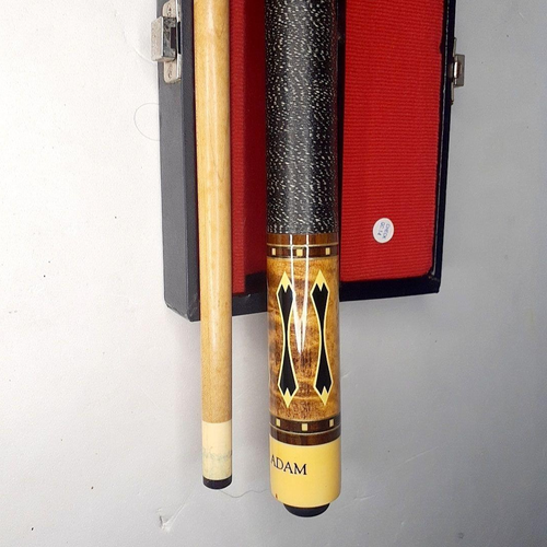 ADAM Vintage Billiard Cue Used Hard case included From Japan | eBay
