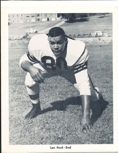 1955 Cleveland Browns Len Ford team issued card | eBay