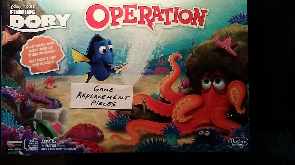 Operation FINDING DORY Plastic Fish GAME REPLACEMENT PIECE Fish H FREE ...