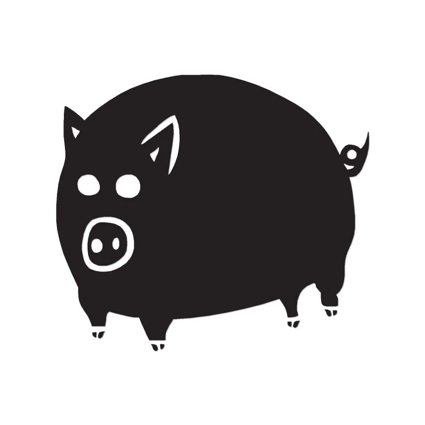 Show Pig Decal