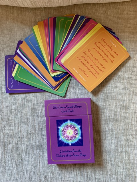 The Seven Sacred Flames Card Deck From Mount Shasta Light Publishing ...