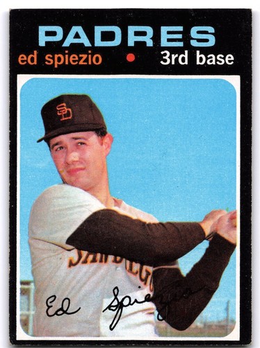 1971 Topps Ed Spiezio San Diego Padres #6 | eBay