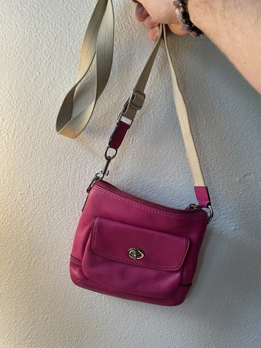 coach bright pink leather - Gem