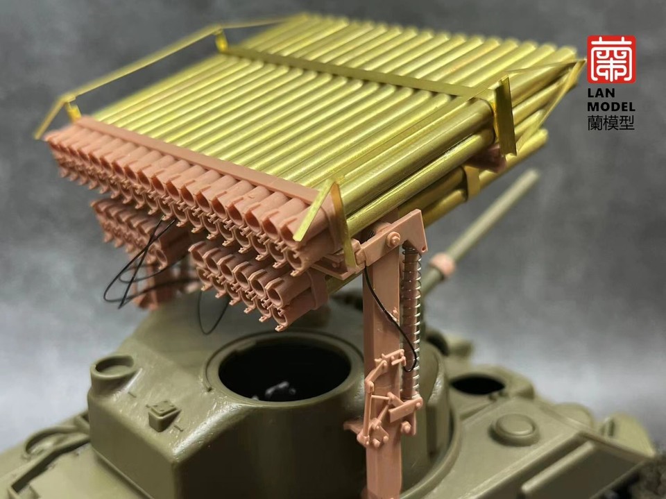 1/35 M4 Sherman Rocket Launcher T34 Calliope w/ M8 Rocket Conversion ...