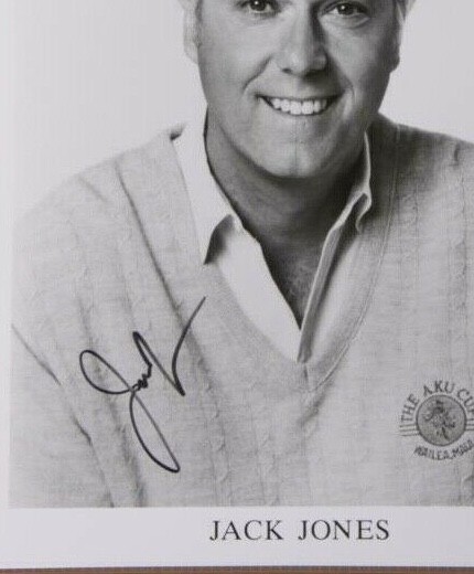 Jack Jones (Singer) Hand Signed 8x10 Photo Authentic | eBay