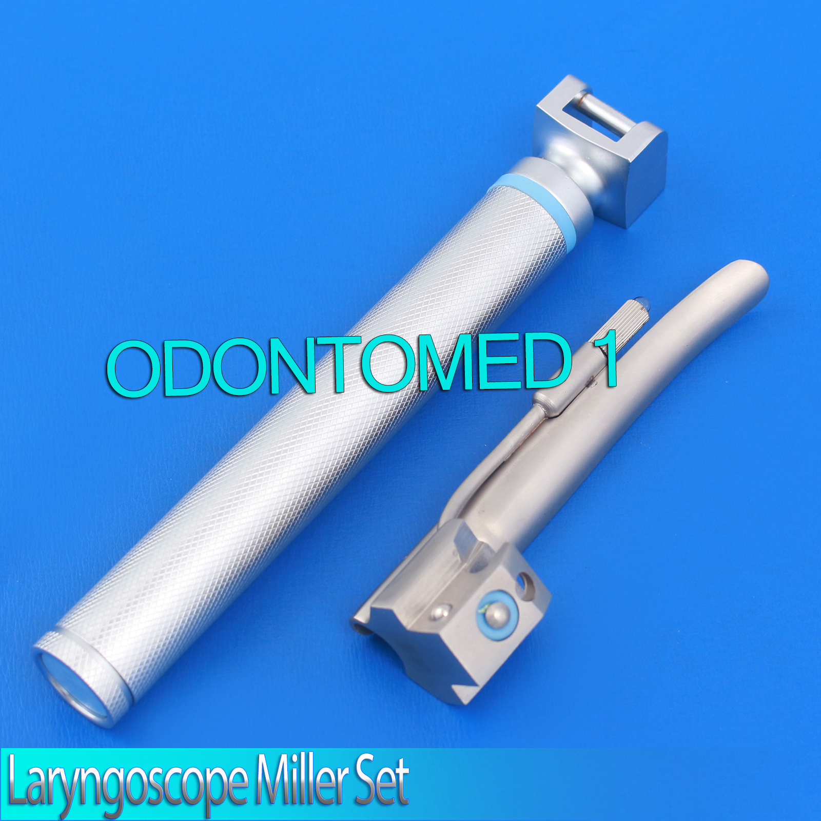 LARYNGOSCOPE SMALL HANDLE AA + MILLER BLADE #1 ENT INTUBATION ...