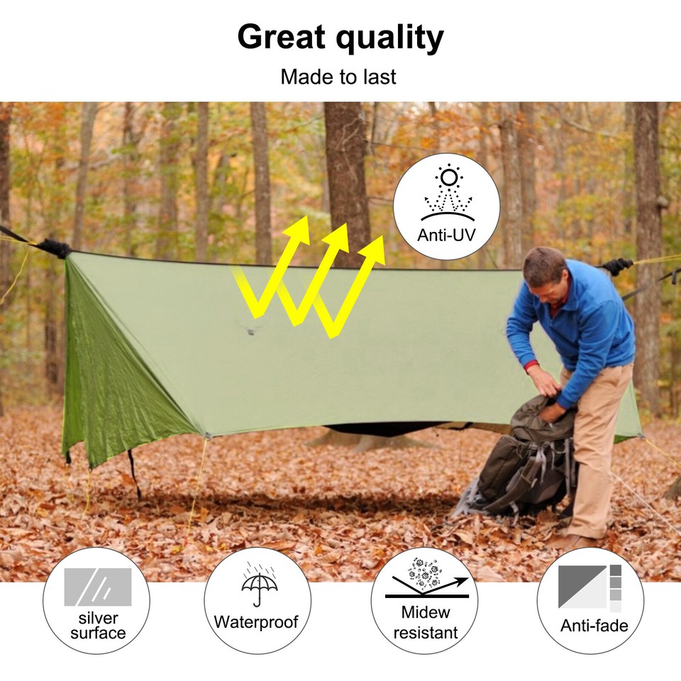 Professional Tarpaulin Heavy Duty Waterproof Cover Tarp Ground Sheet ...