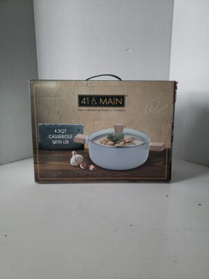 41 And Main 4.5QT Casserole With Lid | eBay