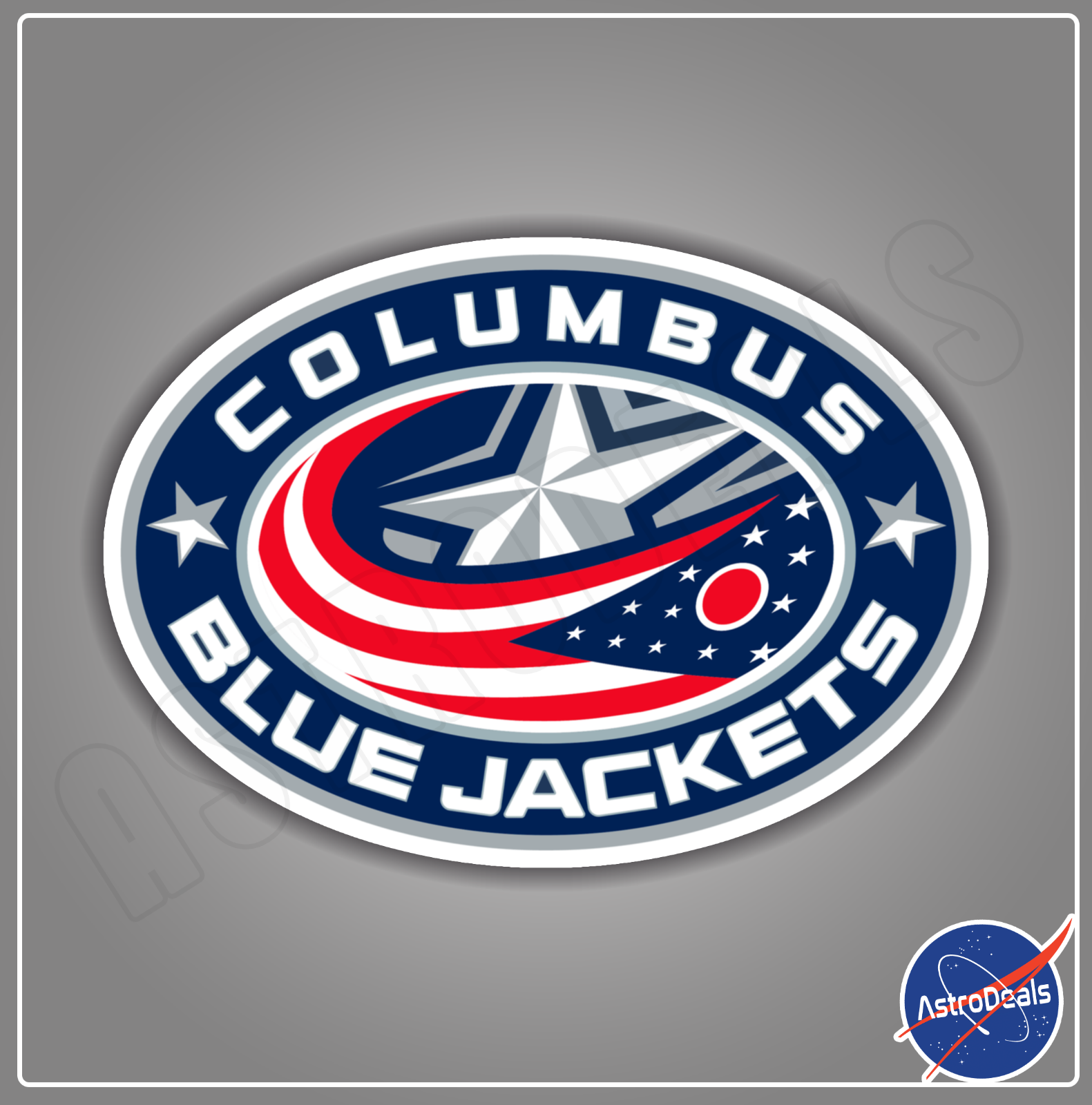 Columbus Blue Jackets NHL Ice Hockey Logo Sticker Decal *Size: 3"-12 ...