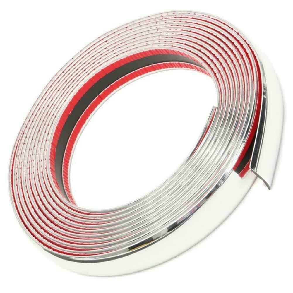 NEW 1inch 16Ft Universal Car Chrome Moulding Trim Strip Door Guard ...