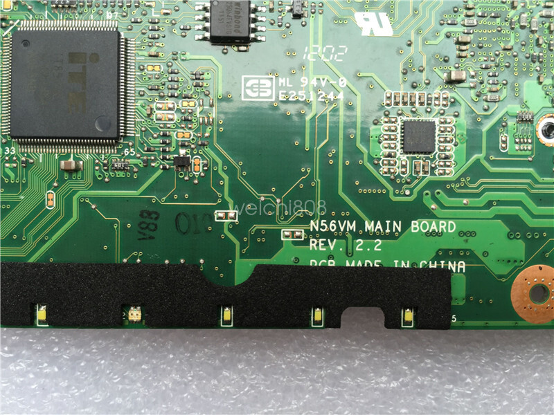 N56VM Motherboard For ASUS N56V N56VB N56VJ N56VV N56VZ REV 2.3 ...