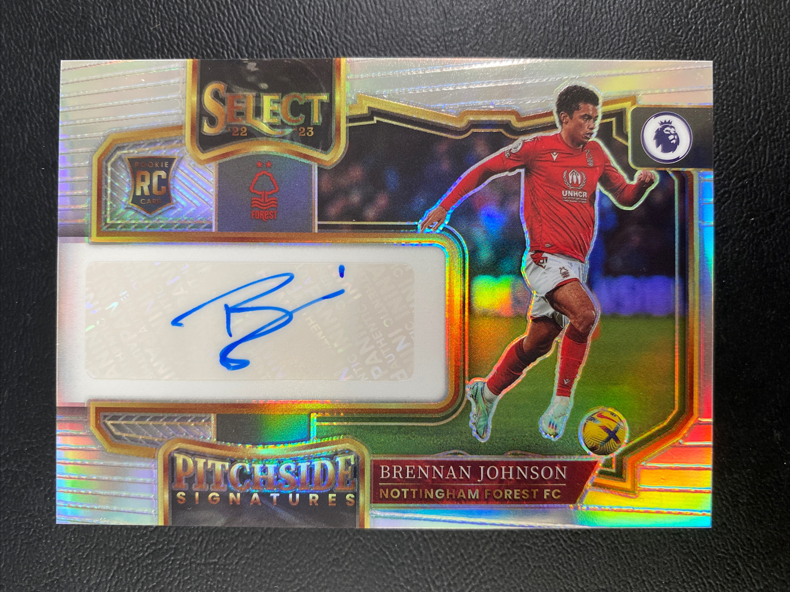 BRENNAN JOHNSON 2022 Select EPL Pitchside Rookie Auto Prizm Autograph ...