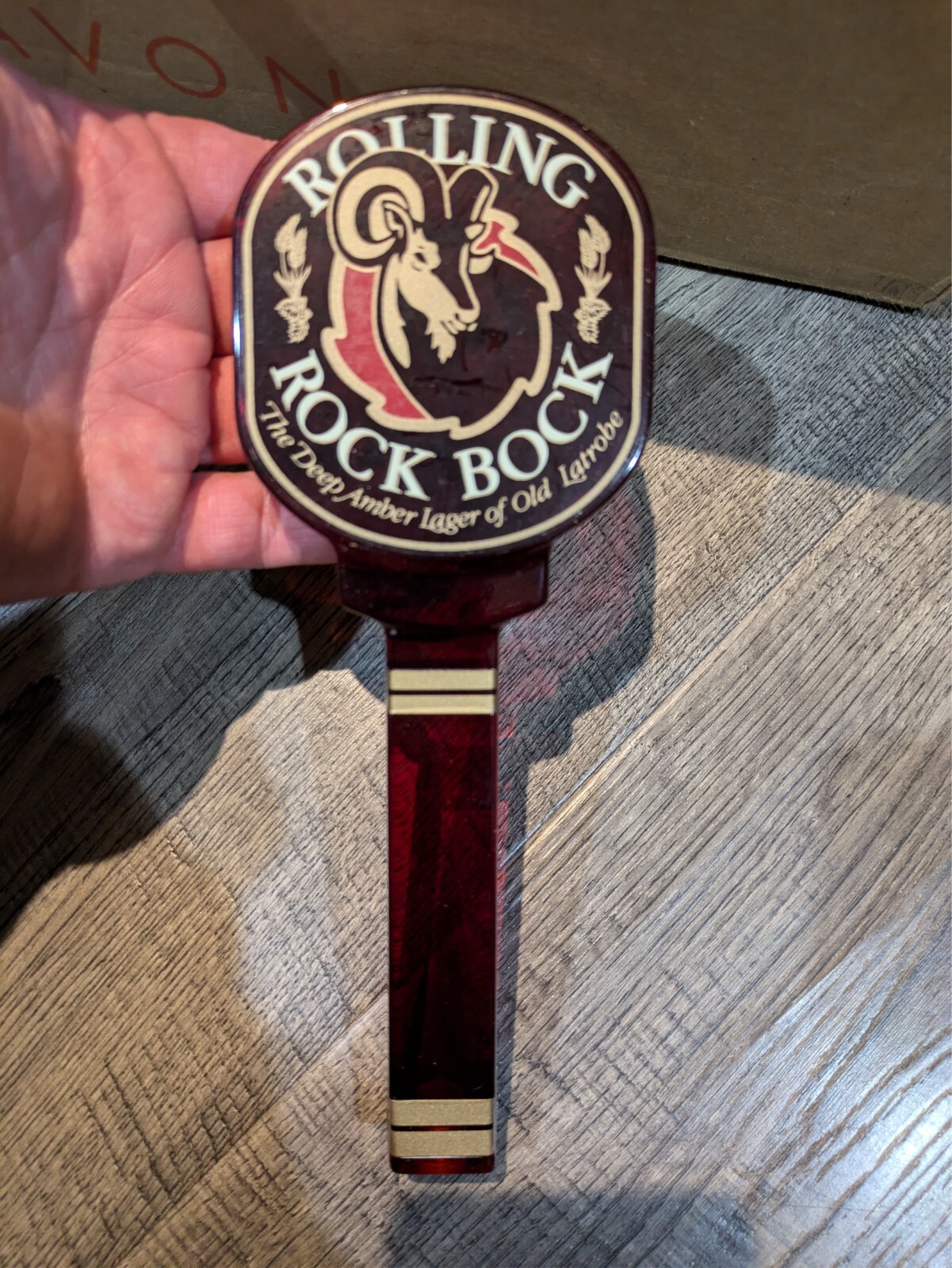 Vintage Rare Rolling Rock Bock 9" Draft Beer Tap Handle | eBay