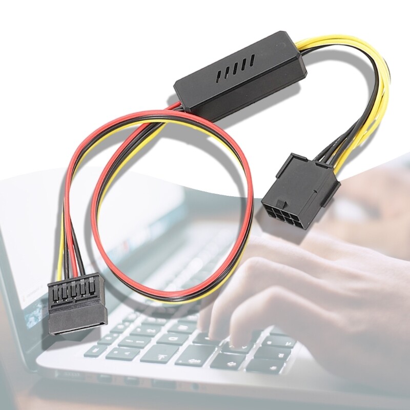 8PIN to Sata Hard Power Supply Adapter Connector Cable 8PIN Female ...