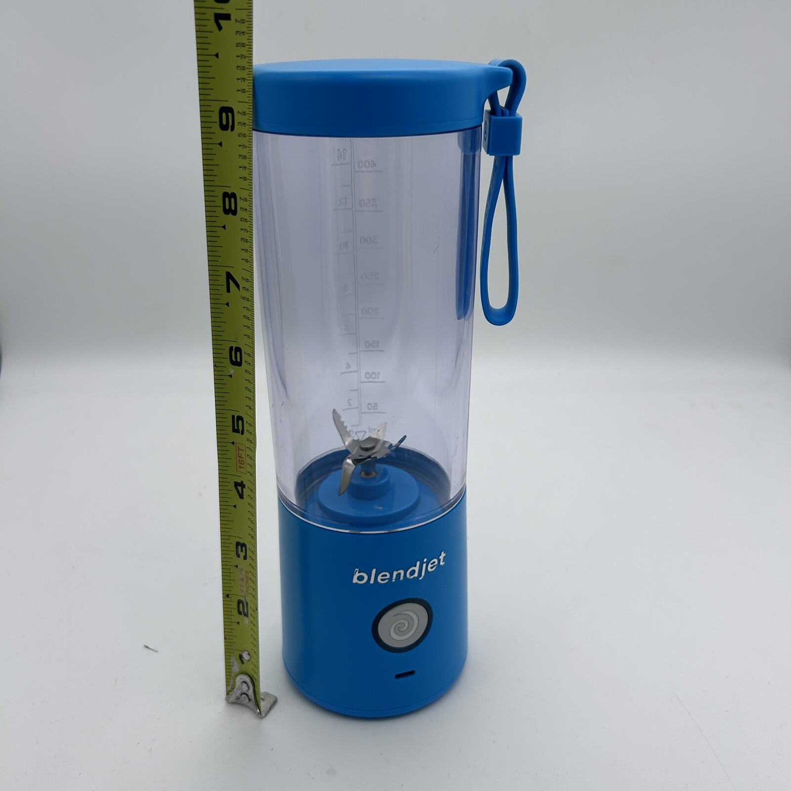 BlendJet 2 Blue 16oz Handheld Portable Blender Cordless Rechargeable ...