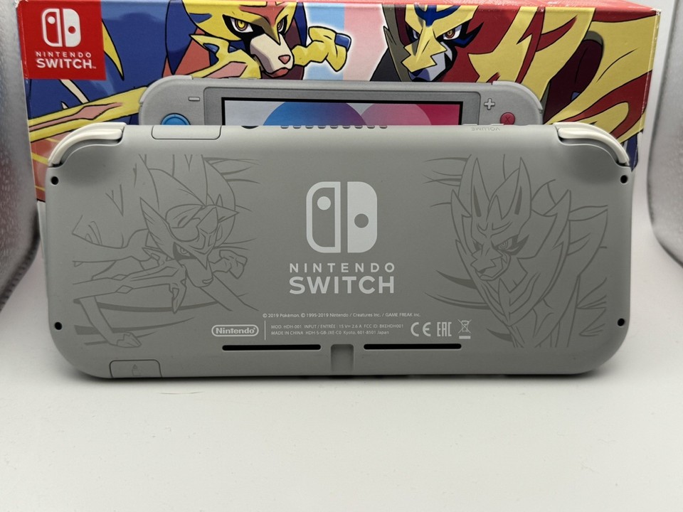 Nintendo Switch Lite (Zacian and Zamazenta) Pokemon - Gray Tested | eBay