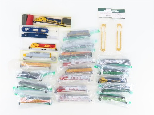 LOT of 15+ N Scale ATSF, BN, BNSF Assorted EMD and GE Diesel Locomotive ...