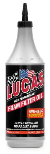 Lucas High Performance Foam Air Filter Oil 1 QT for Snowmobile | eBay