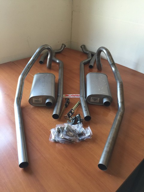 Ford Falcon Dual Exhaust System Suit Xr-xt-xw-xy 1966-1972 With Lukey ...