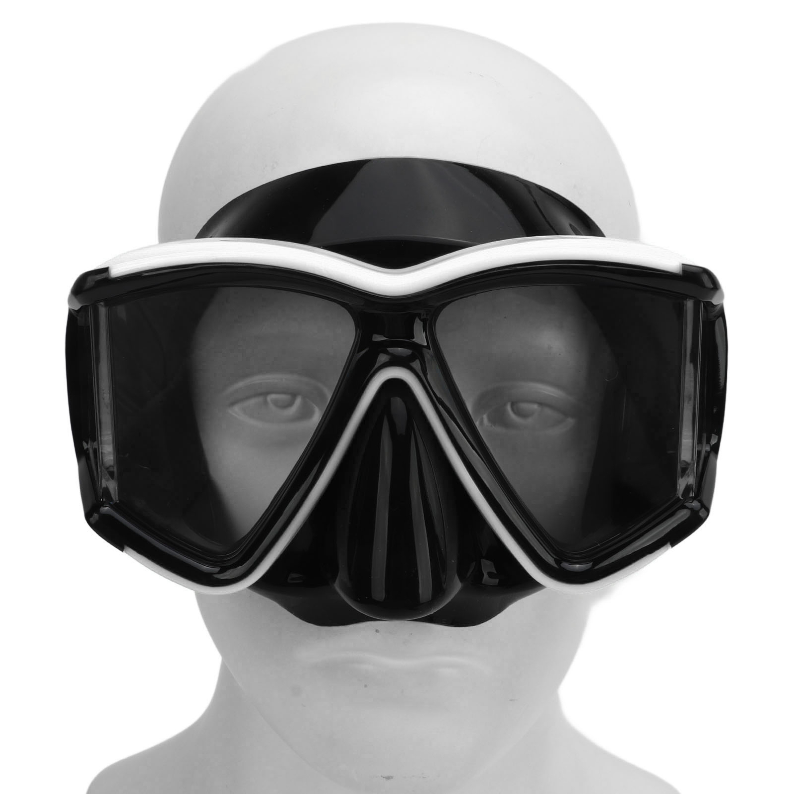 Snorkel Diving Glasses Waterproof Prevent Fog UV Protection Tempered ...