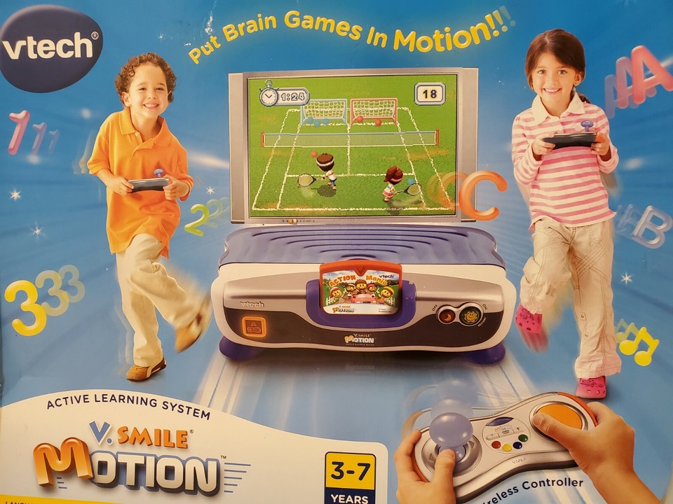 Vtech V.Smile V-Motion Active Learning Sysyetm - Gray Console ...