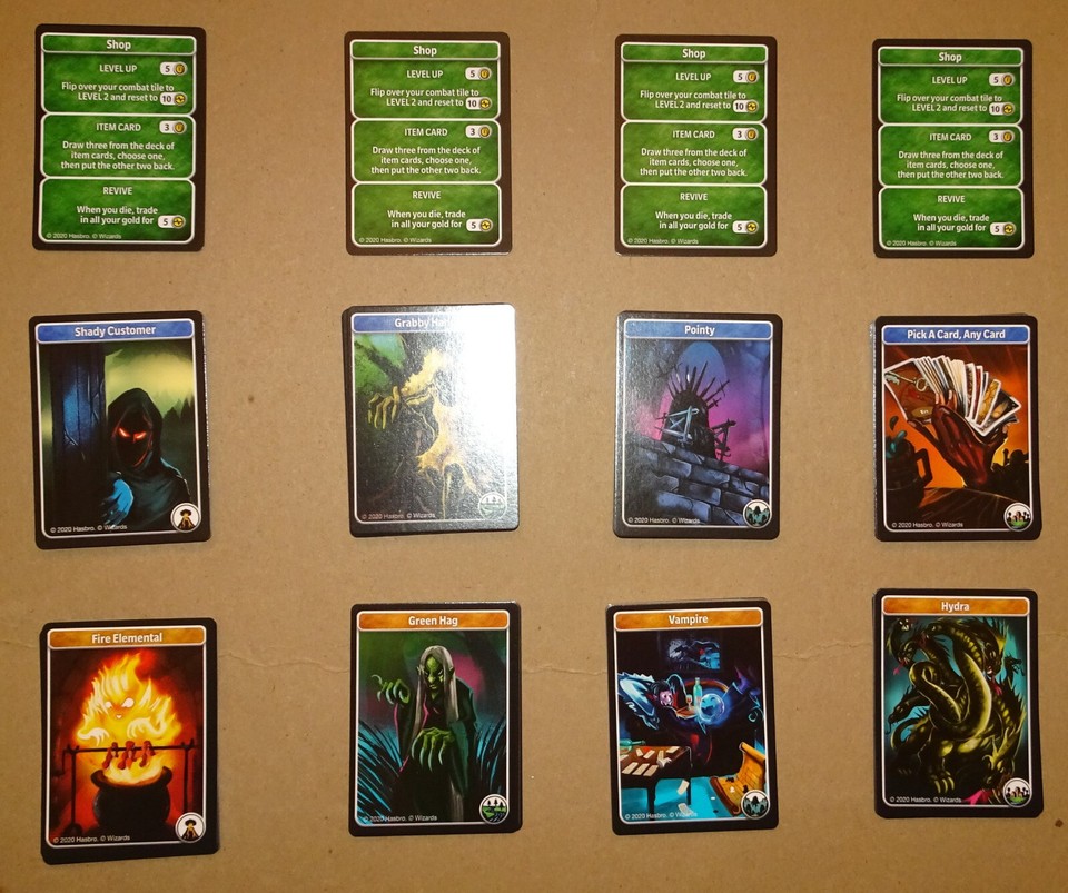 Adventure and Reference Cards Decks from D&D Adventure Begins Board ...