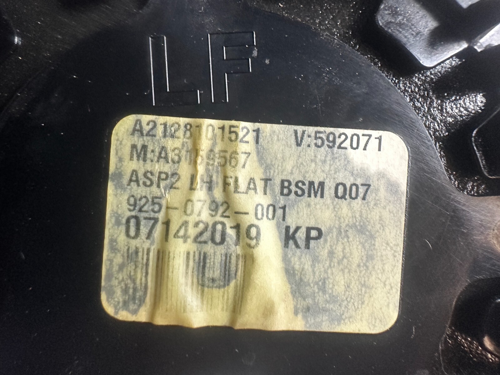 OEM Mercedes Benz Left Mirror Glass; w/ Blind Spot A 2128101521 | eBay