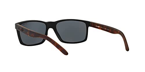 Unisex Sunglasses Rubber Black Frame, Polarized Dark Grey Lenses, 58MM ...