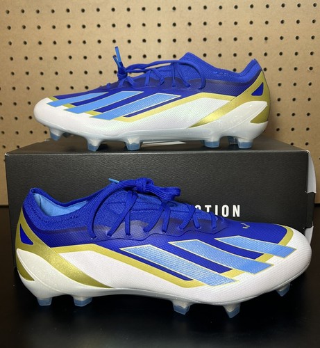 Adidas X Crazyfast Elite FG Messi Soccer Cleats Mens 11.5 Blue Gold ...